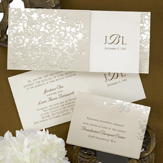 Occasions to Blog: Filigree Wedding Invitations from Occasions In Print