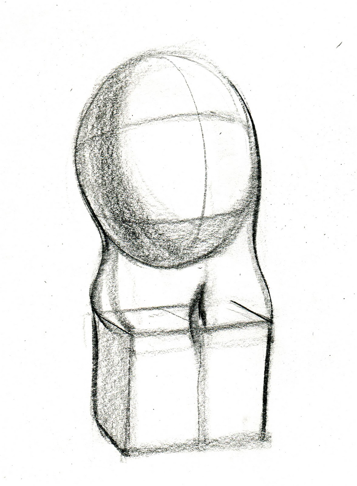 Chester Chien: Form Study_Drawing boxes of Torso