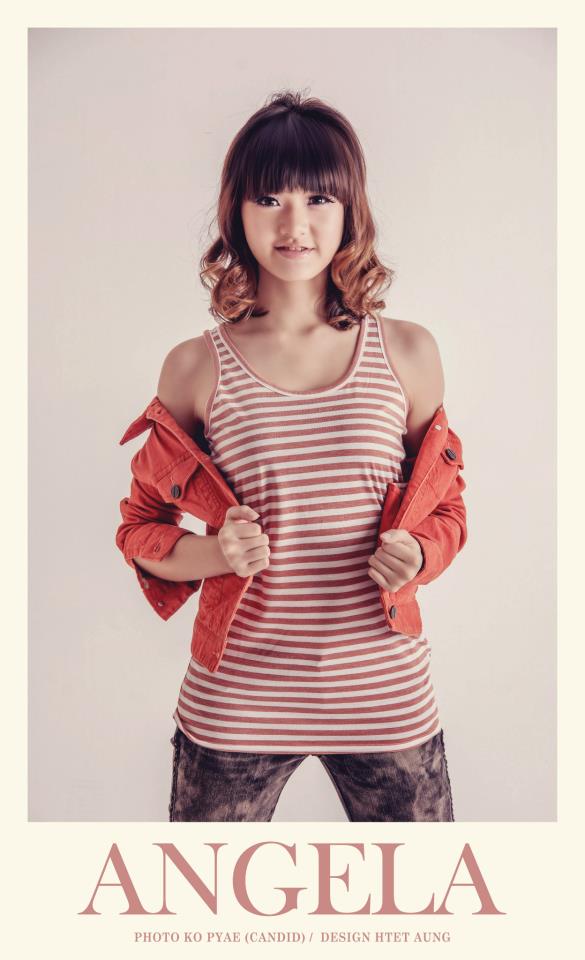 Myanmar Celebrities: Myanmar New Face Model- Angela Sue