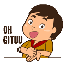 Kumpulan Gambar Kartun Sticker Transparan Anak Pramuka Unyu