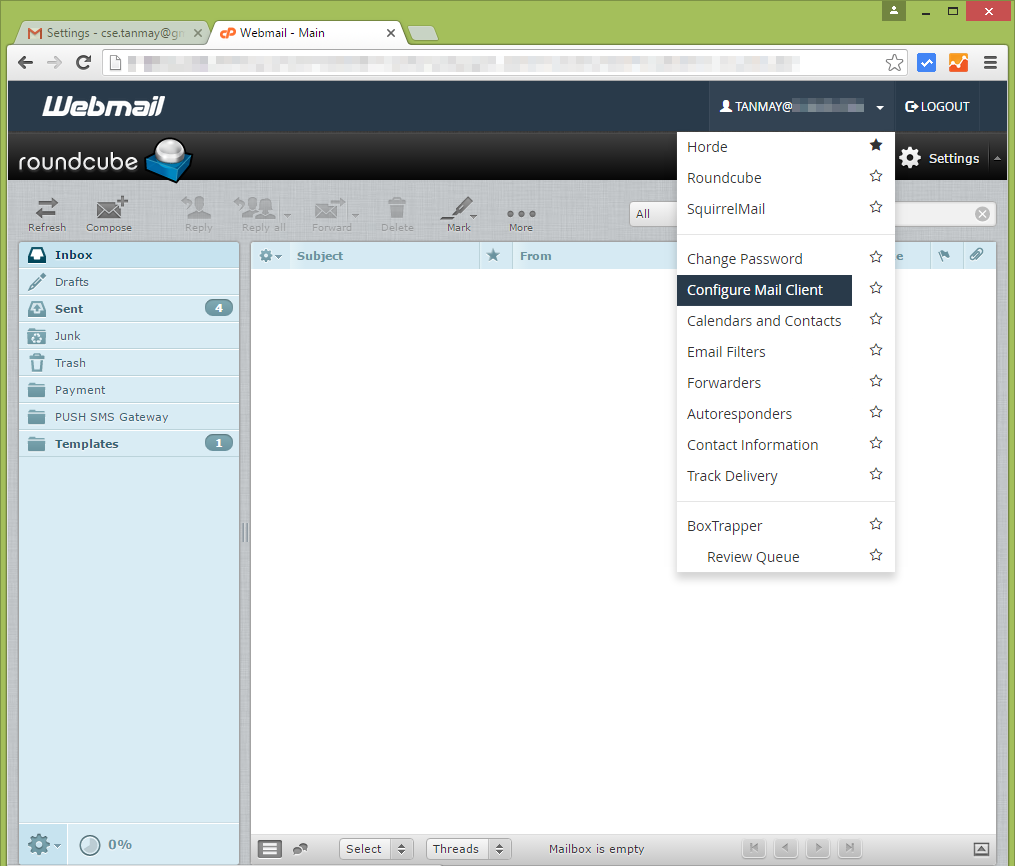 How to connect Webmail with Gmail? Send/Receive emails from/to your ...