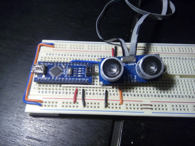 Arduino Nano: Sensor ultrasónico HC-SR04