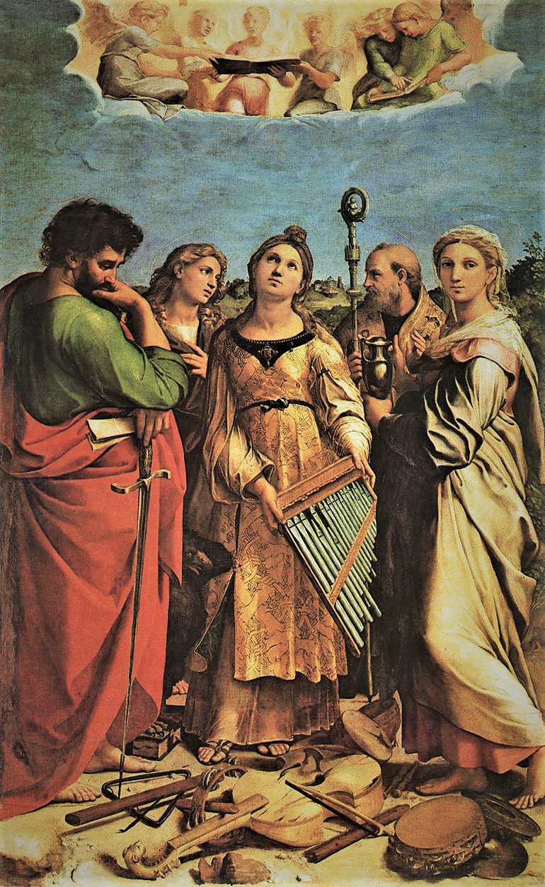 Ad Imaginem Dei: "Hail Bright Cecilia!" -- Great Patroness of Harmony