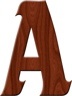 Alfabeto Decorativo: Alfabeto - Madeira - PNG - Maiúsculas e Minúsculas ...