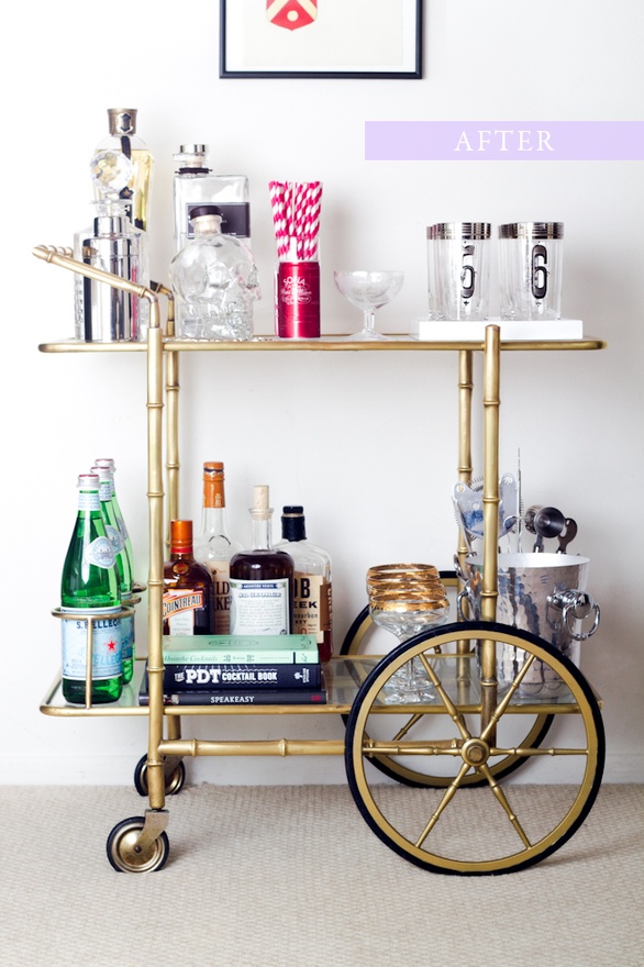 Cotton Candy: Fancy Bar Cart
