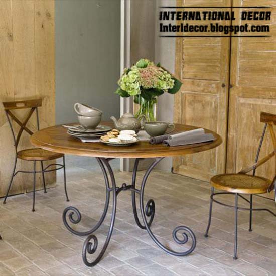 Wrought iron furniture: cool ideas for different rooms