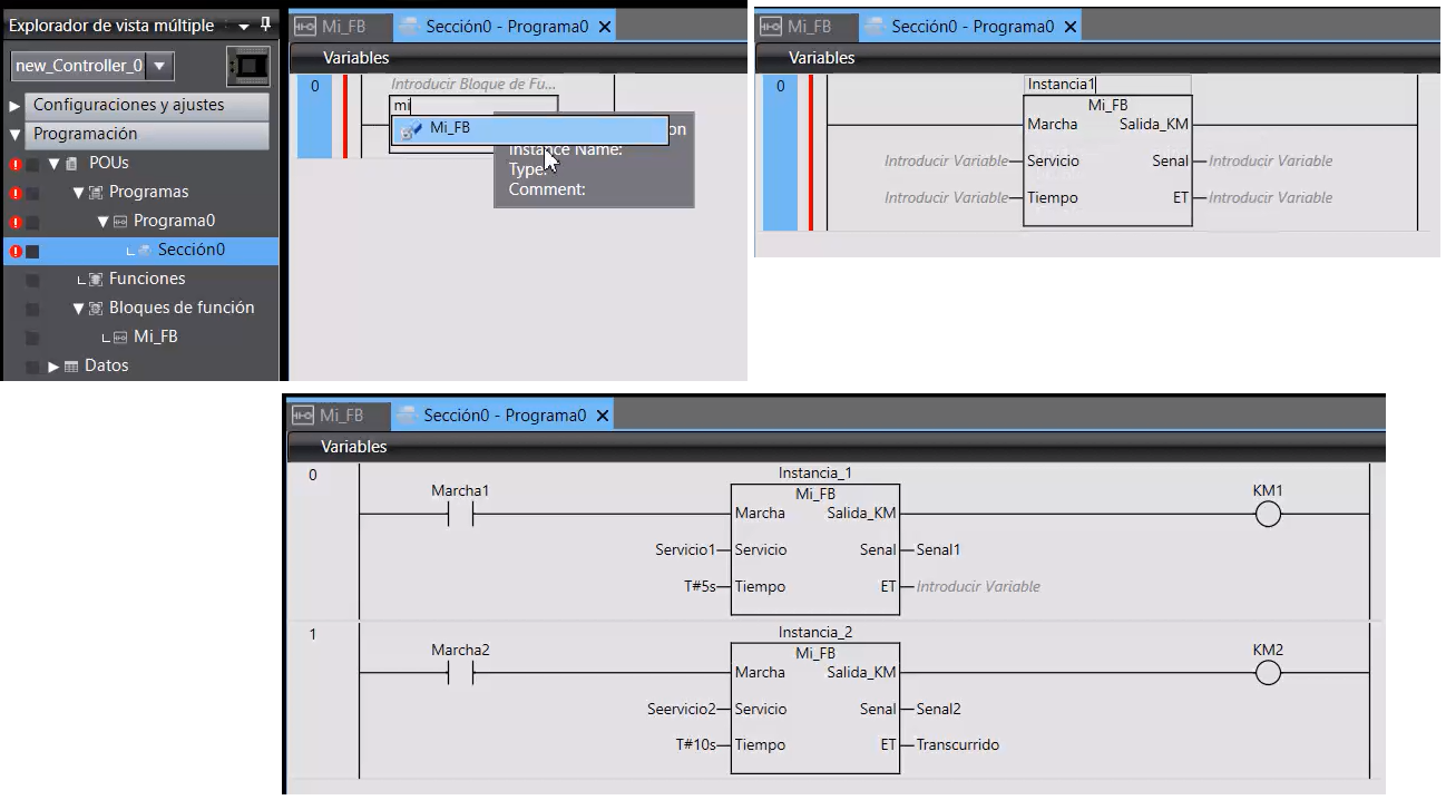 Automatización Industrial: FB personalizada y bibliotecas en Sysmac Studio