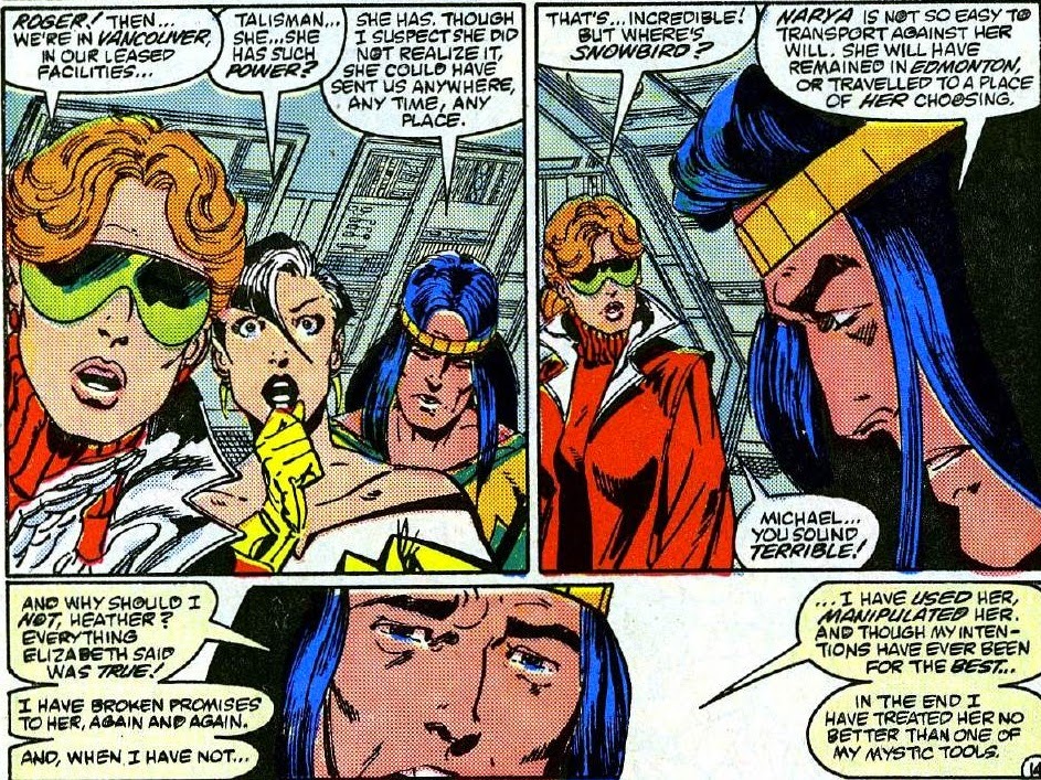 Marvel Comics of the 1980s: 1985: Alpha's Beta Flight part V: Byrne 'n ...