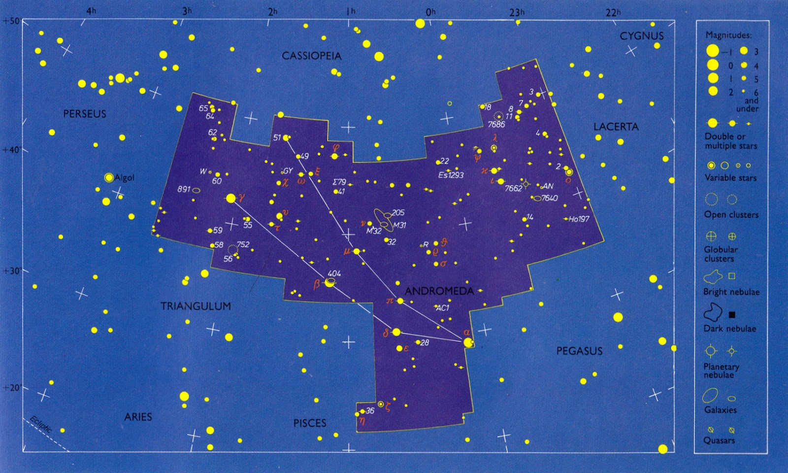 Andromeda Constellation - Window on The Sky