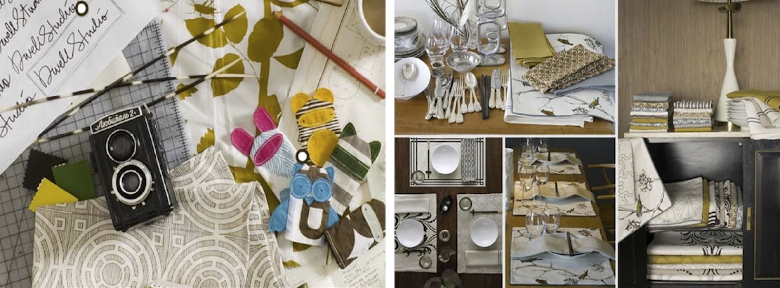 {BLACK. WHITE. YELLOW.}: Dwell Studio Inspiration