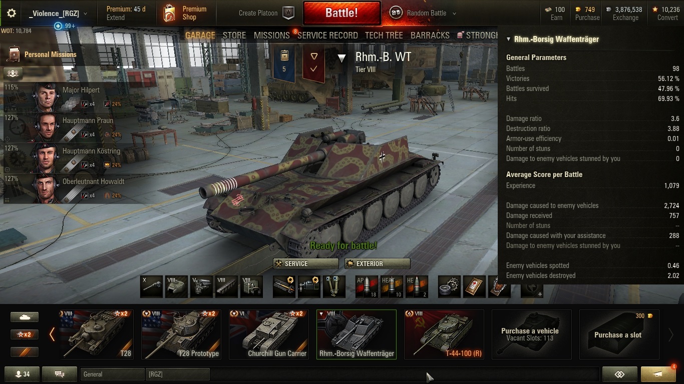 Rhm.-Borsig Waffenträger - 3 Marks of Excellence