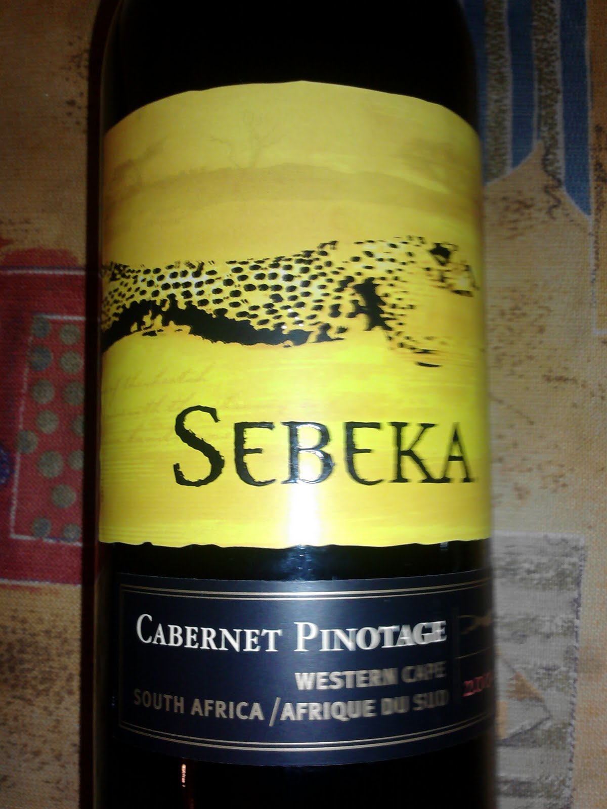 Enofilo: SEBEKA CABERNET PINOTAGE 2007