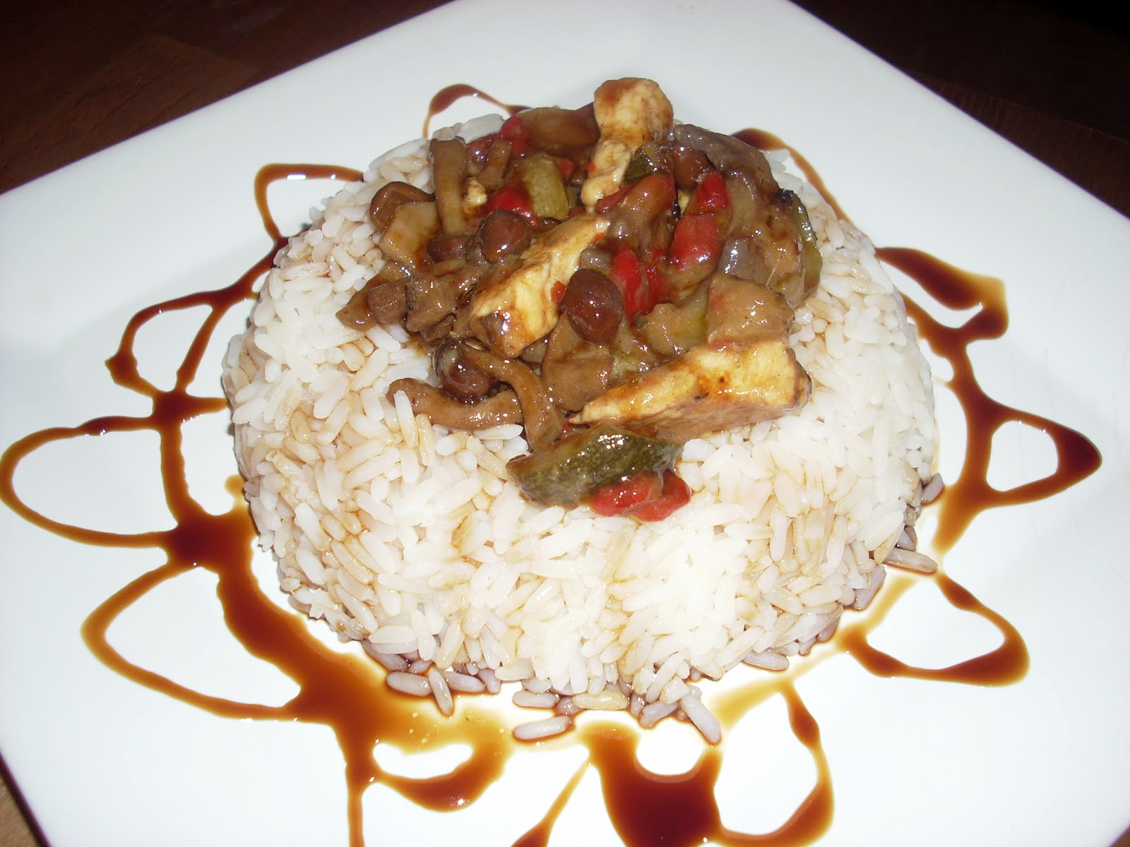 Revuelto de Pollo con Setas y Verduras al PX | RECETINES ASGAYA