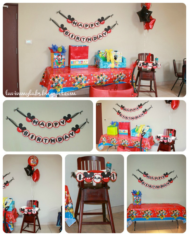 Perfect | Mickey mouse first birthday, First birthday party decorations ...