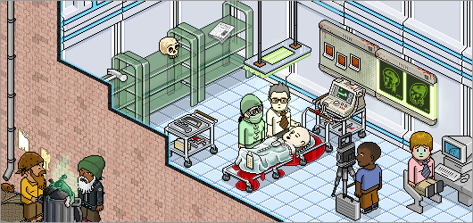 Coleção - Hospital | Banco de imagens do Habbo Hotel - Acervo