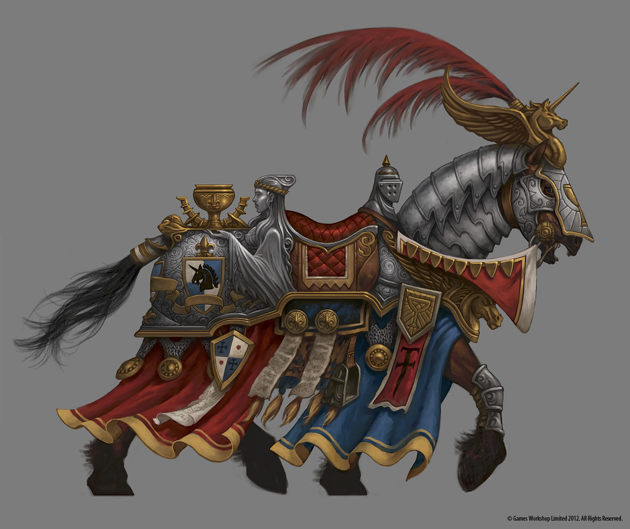 THE ART OF JIM NELSON: Warhammer Online Barding Concepts