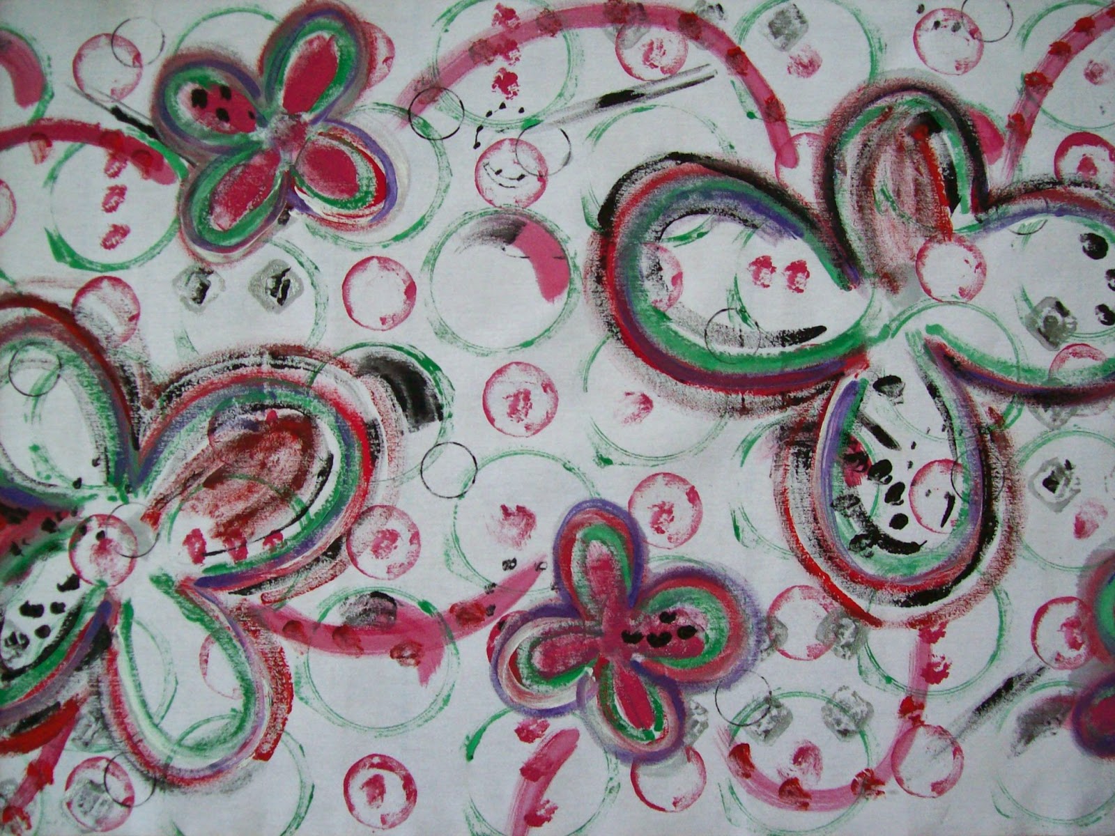 DISEÑO DE ESTAMPADOS,MODA Y COMPLEMENTOS.: Telas pintadas a mano.