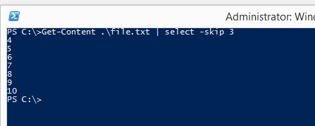 PowerShell Post: Display first n lines, lines in middle or last n lines ...