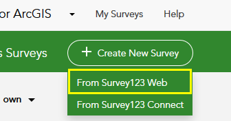 Geo-Spatial Field Methods : Creating a Custom Survey with Survey 123