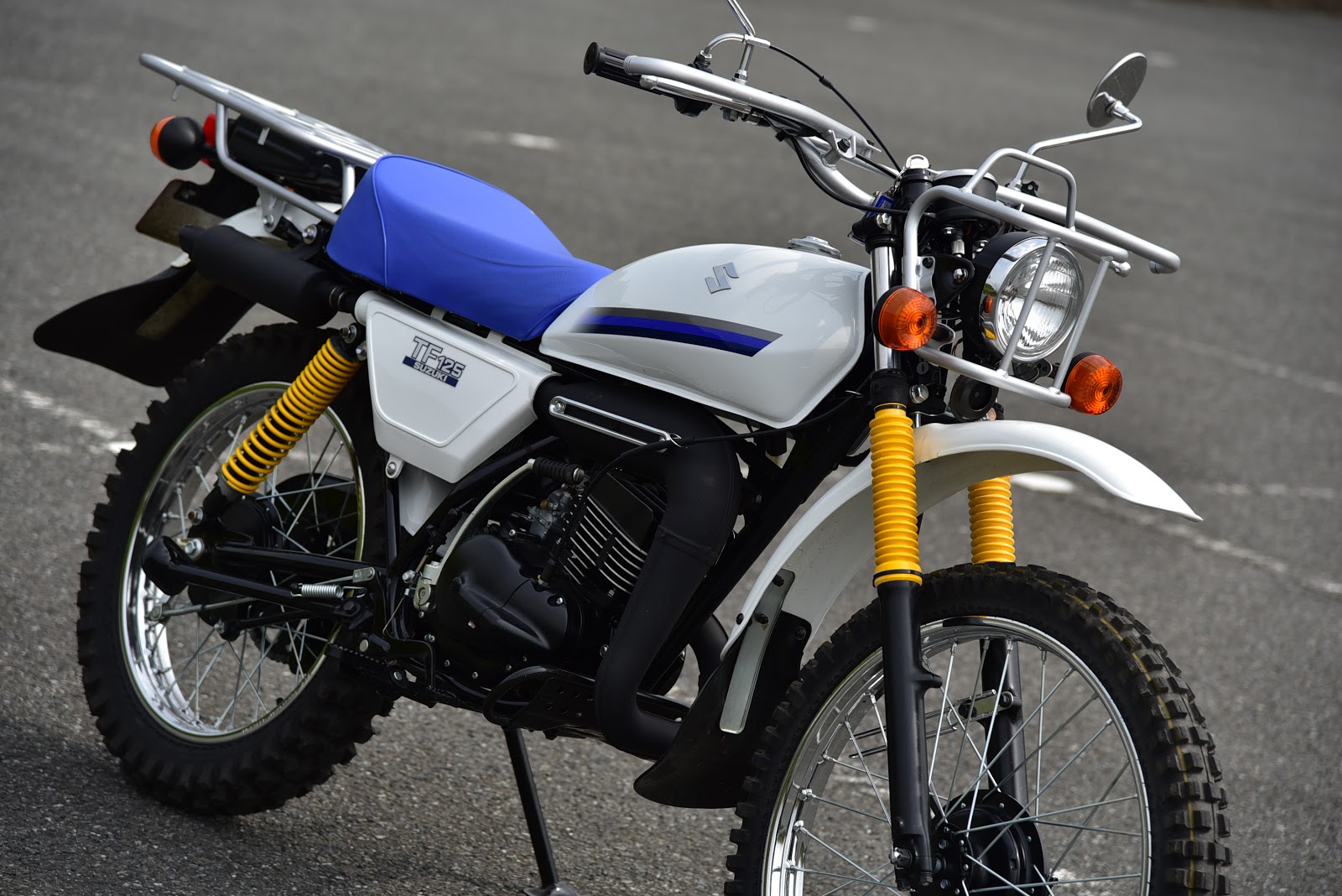 blueskyfuji: スズキ TF125はたぶん最強の廃道探検隊！ 7時間試乗