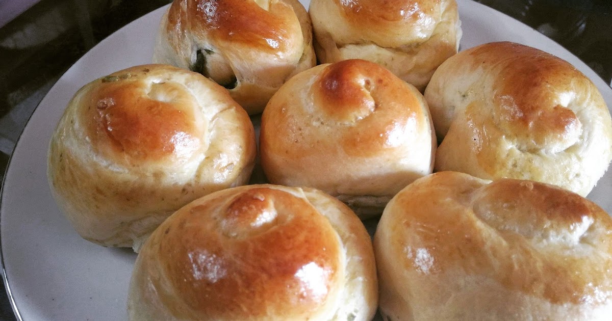 Happy with Cooking: Sweet Bread with Mung Bean Filling (Roti Manis isi ...