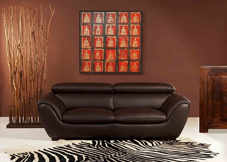 10 Fotos de Sala en Marrón Chocolate