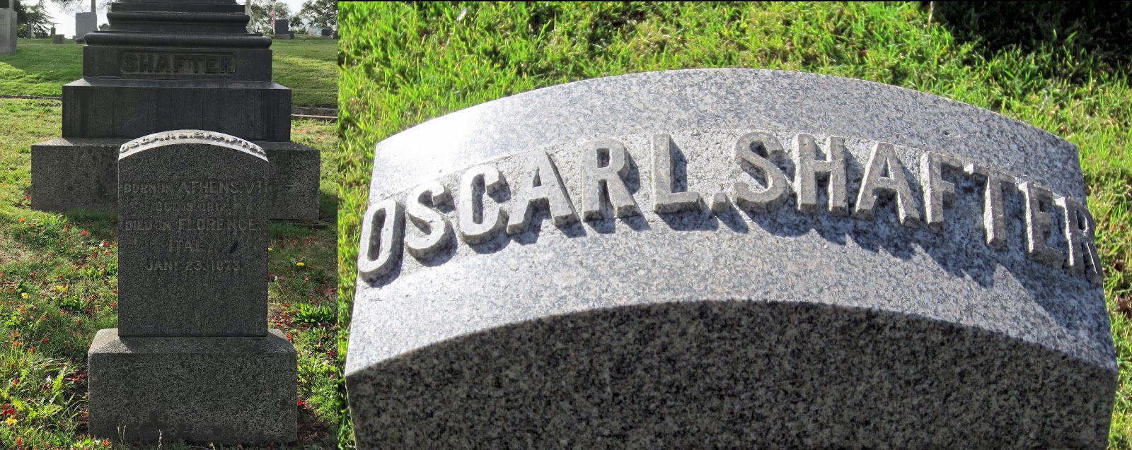 Lives of the Dead: Mountain View Cemetery in Oakland: Oscar Shafter ...