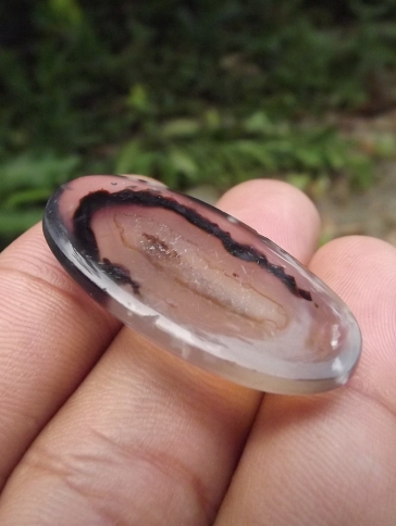 (Soldout!) Batu Akik motif Cantik Loose Stone No 1 ~ Batumuliacrystal