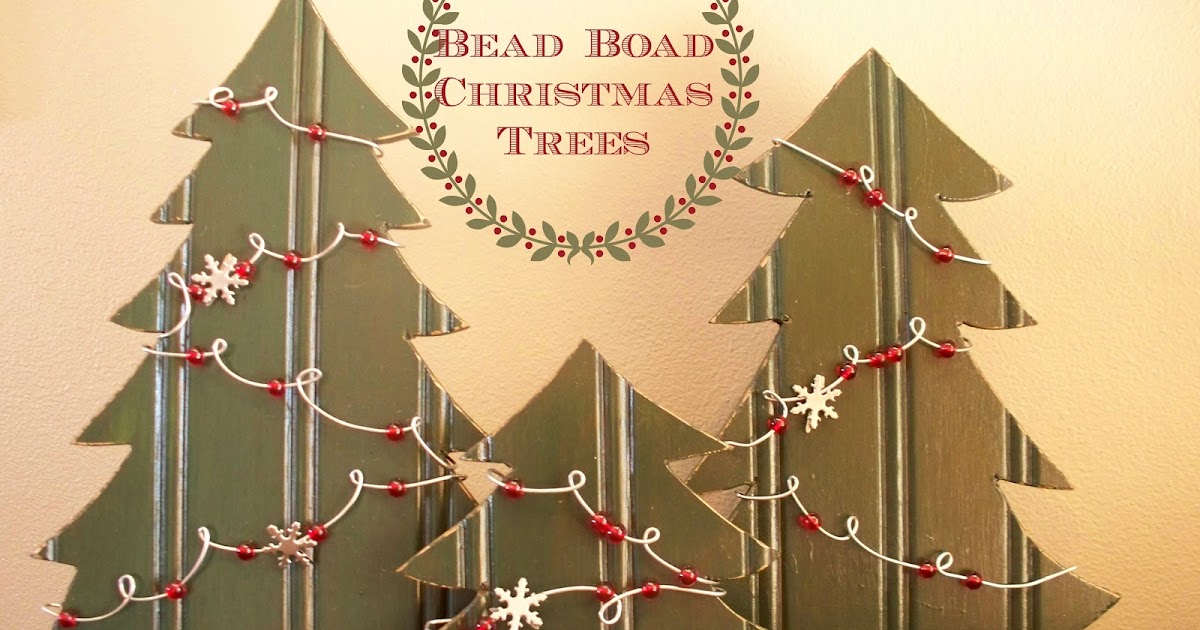 Bead Board Trees Update - Adventures of a DIY Mom