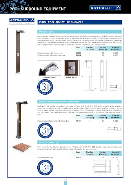 Astral Pool Catalogue 2019: POOL SURROUND EQUIPMENT