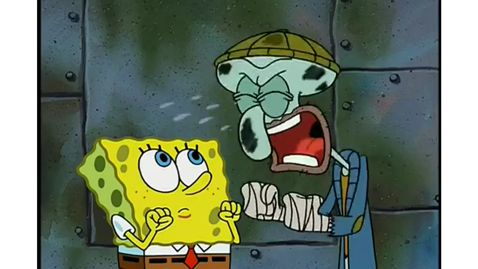 Spongebob Squidward Crying