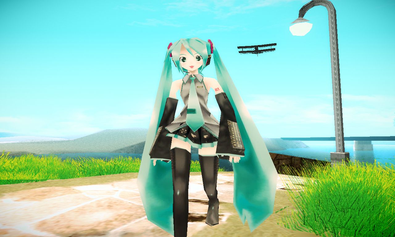Hatsune Miku Low poly model