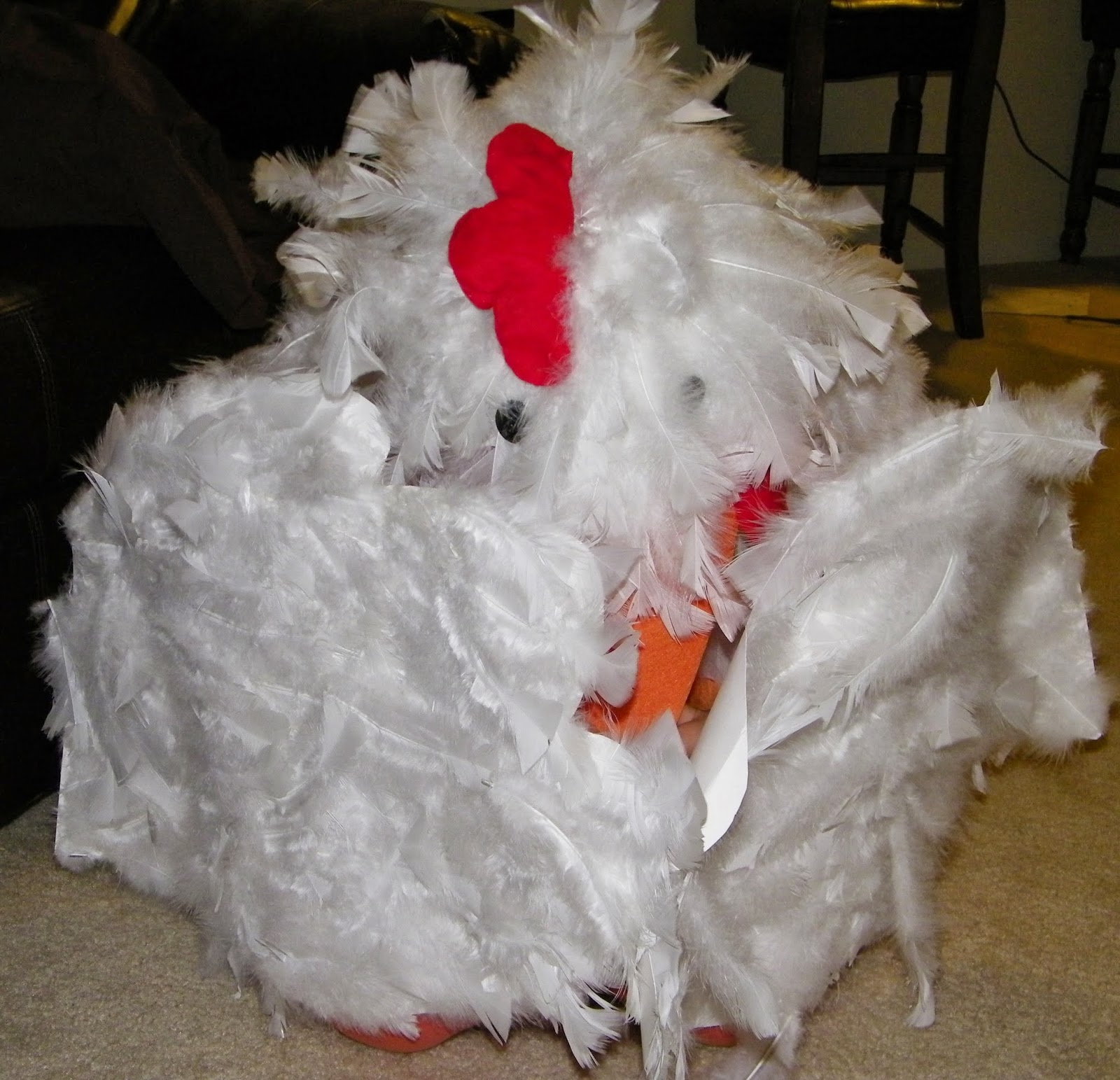 No Sew Rooster/ Chicken Costume – THE APRON