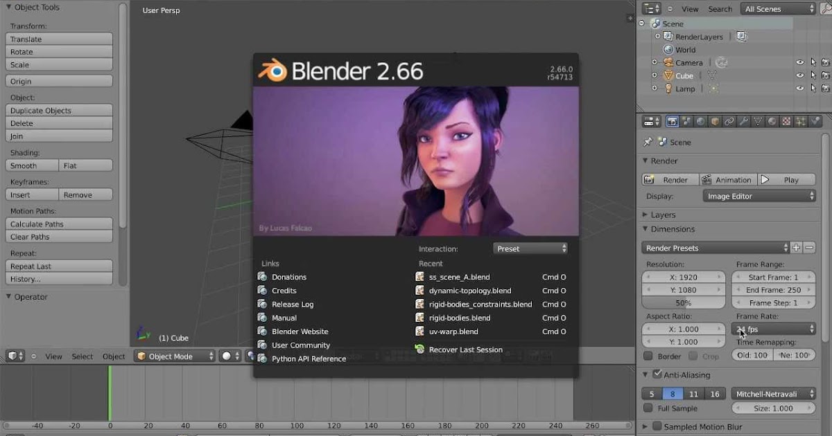 Blender 2.66 ~ S4NDW1