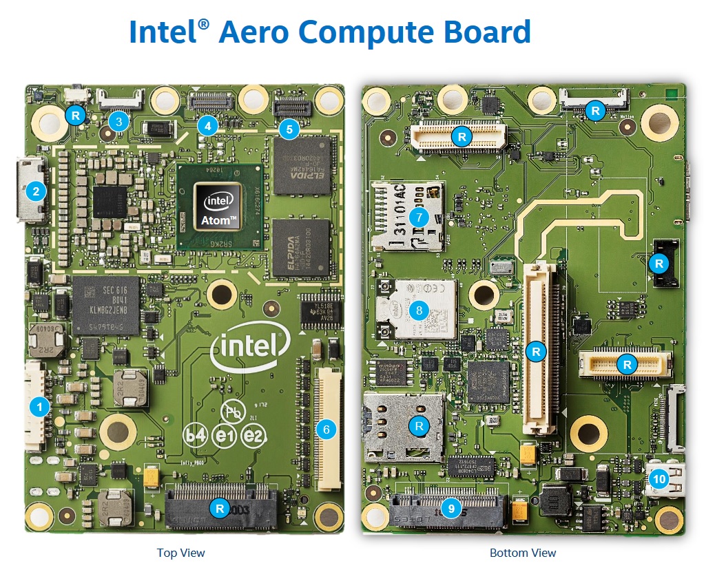 INTEL annuncia il drone Aero e la flight control Aero Compute Board ...