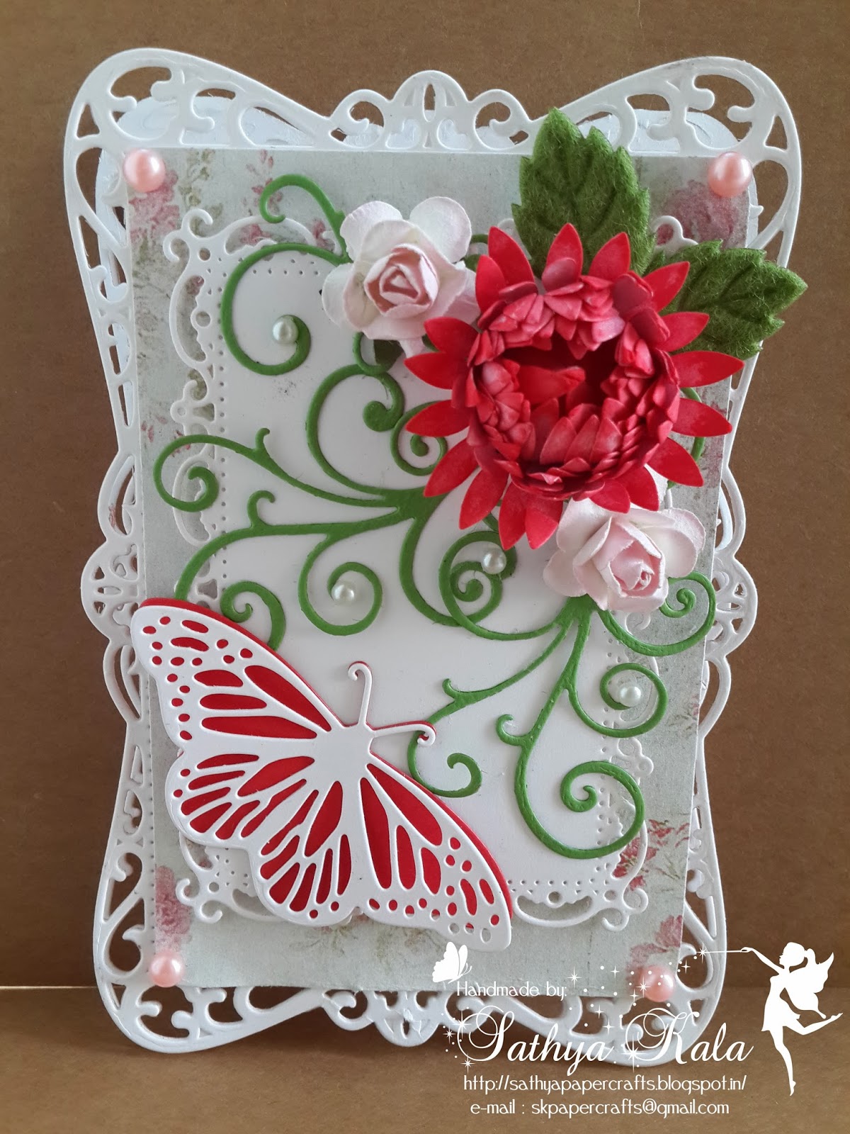 Paperie Expressions: Floral Easel Card