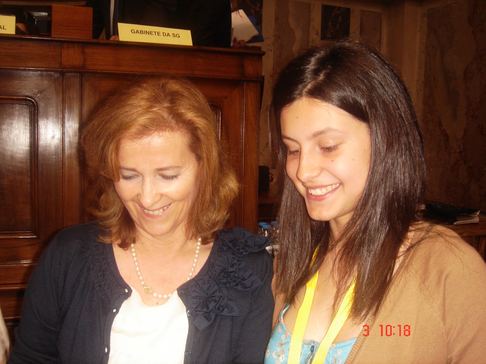 Helena Rebelo presidiu aos trabalhos, na Comissão, do Parlamento dos Jovens