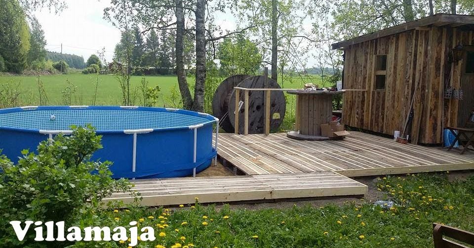 kiertoidea - recycled ideas: Kuormalavoista spa - Pallet spa