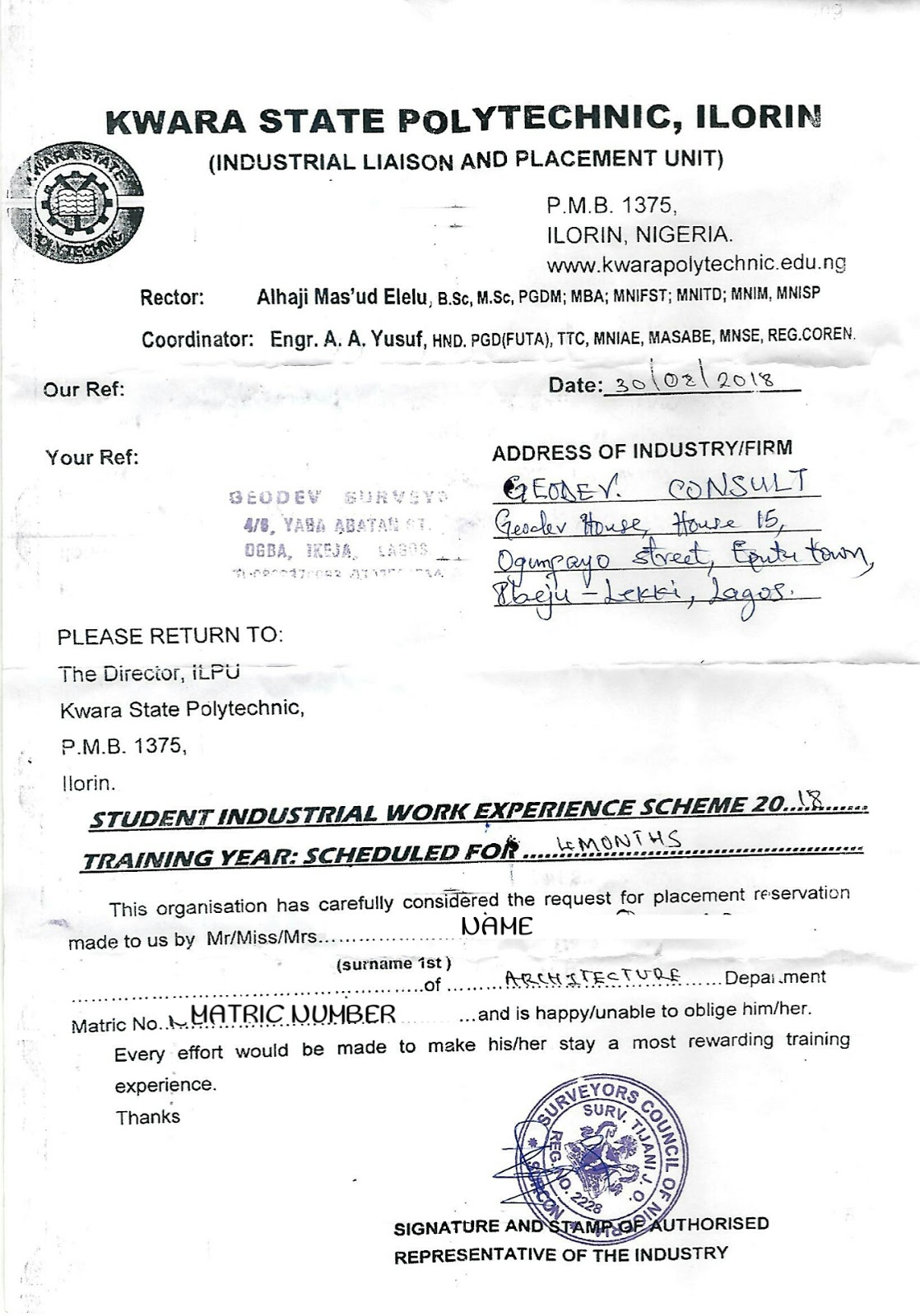 Kwarapolyzone: WHAT IS SIWES?