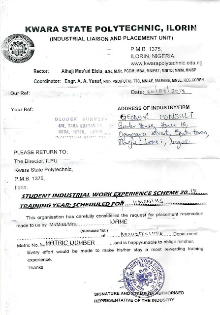 Kwarapolyzone: WHAT IS SIWES?