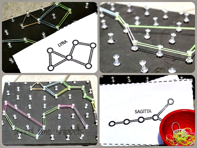 Constellations Geoboard Activity | School Time Snippets