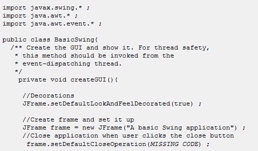 Swing components and containers ~ Java Tutorials