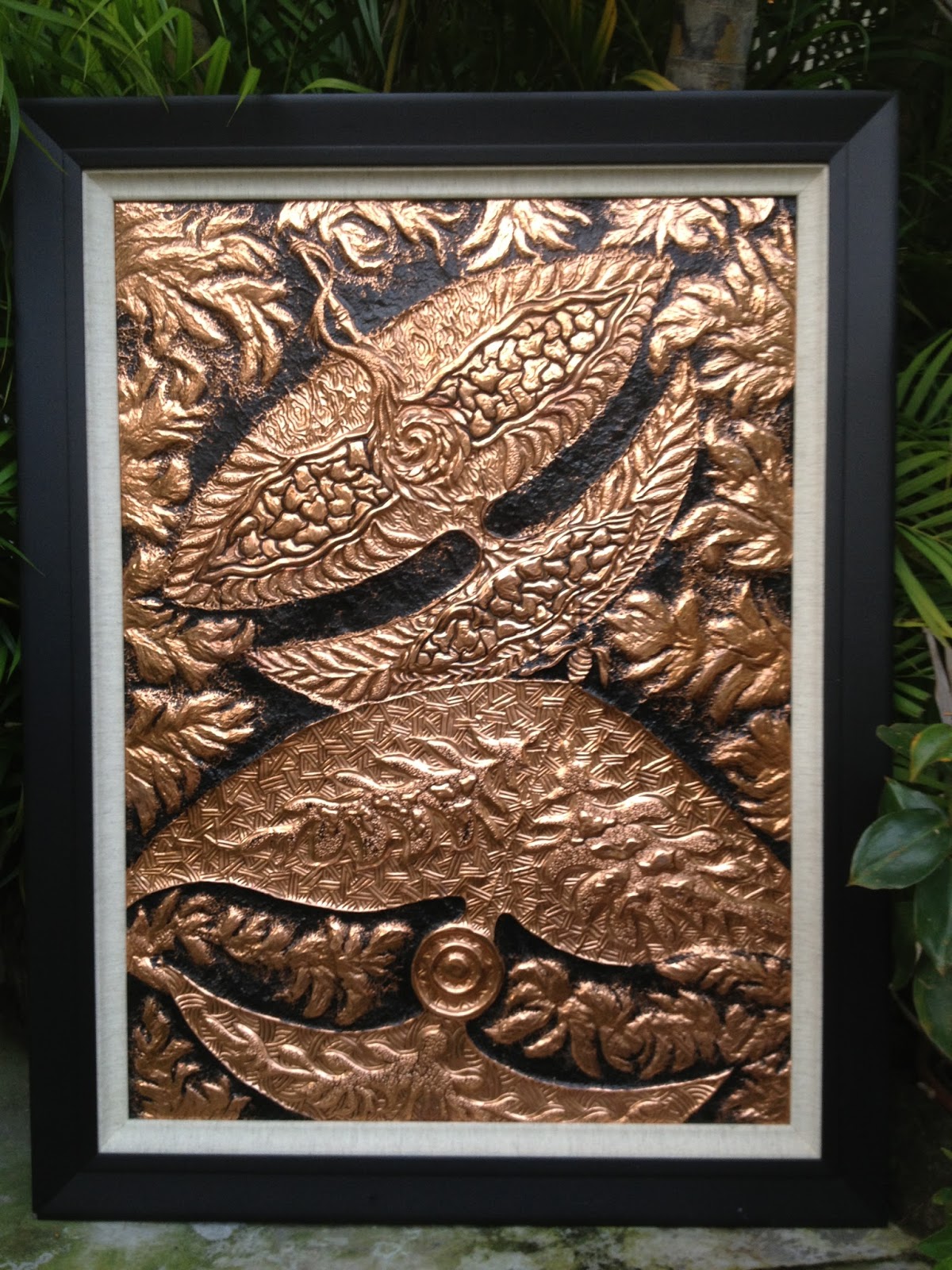 MyCreative Ventures: Copper Tooling Sculptured Art – A Dying Art