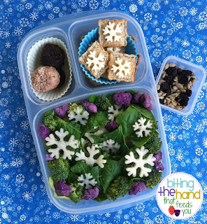 Biting The Hand That Feeds You: Let it Snow! Simple Snowflake Lunches
