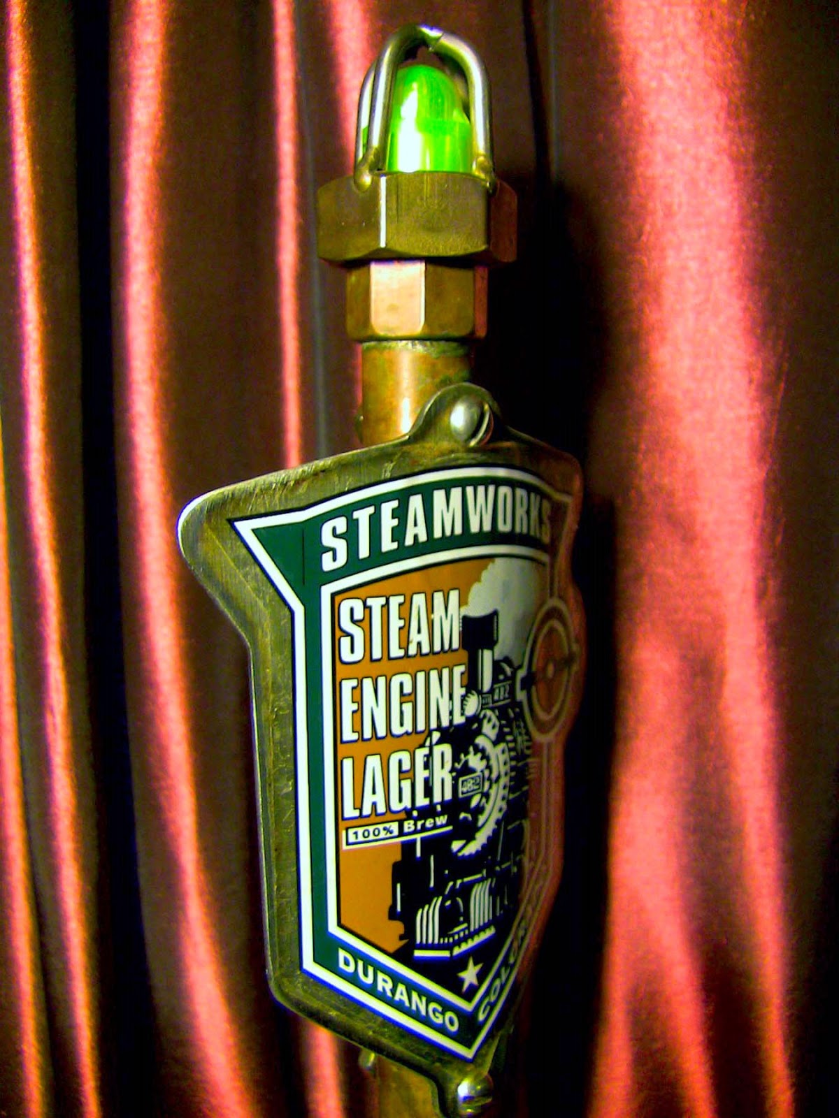 Tap Handle #480: Steamworks (U.S.) - Steam Engine Lager