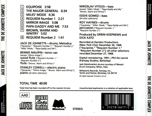 O Púbis da Rosa: JACK DeJOHNETTE - The DeJohnette Complex (1969-1991) RM / APE (image+.cue ...