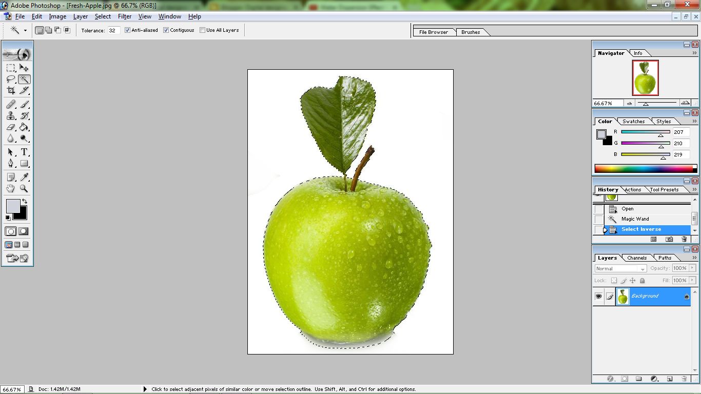 Water Dispersion effect