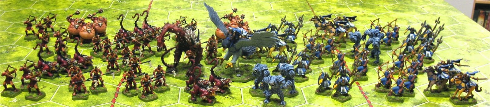 Wargaming with Barks: Battlelore- overview, painted figures and AAR