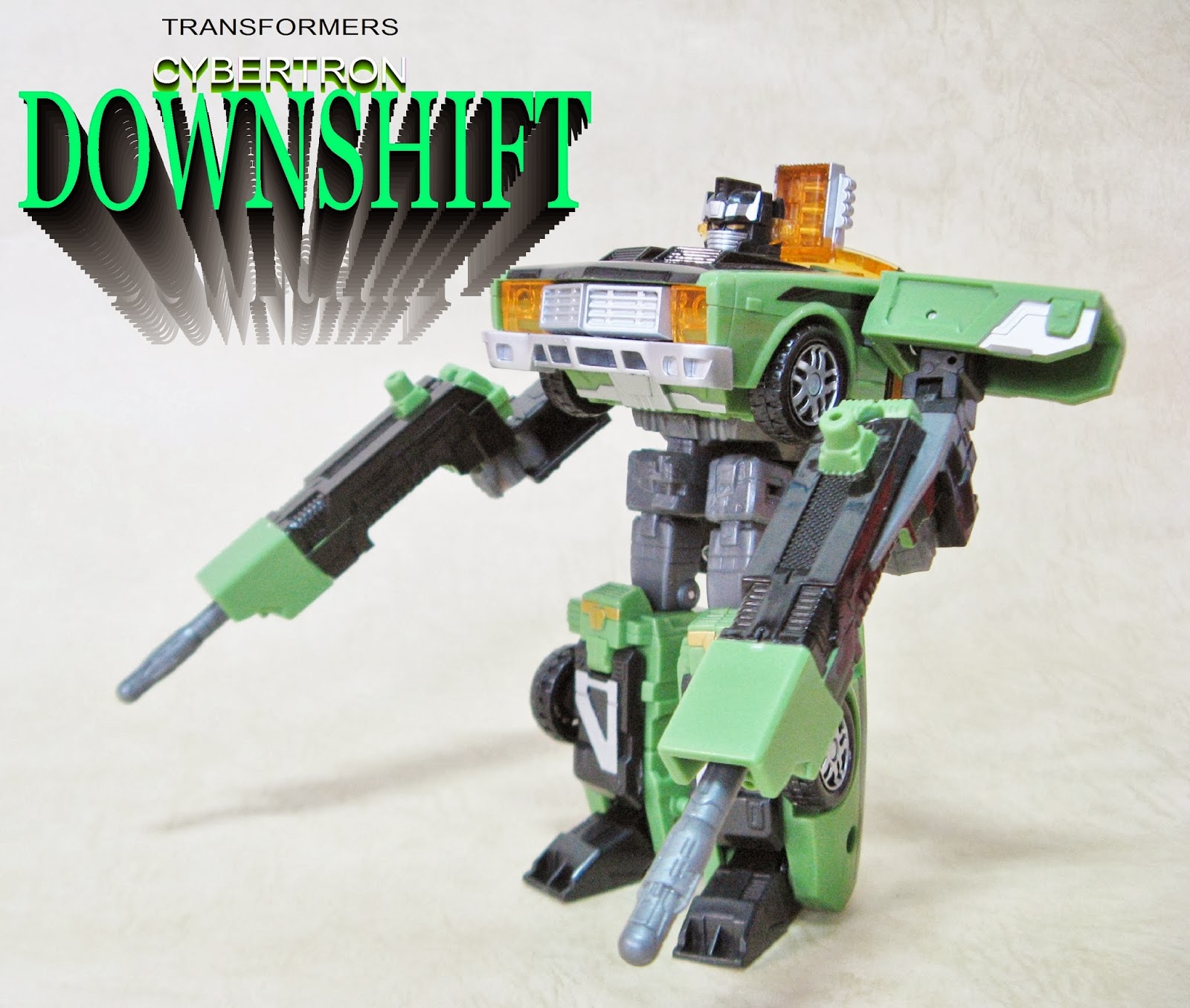 TRANSFORMERS CYBERTRON Deluxe class Downshift變形金剛銀河戰士豪華級降檔