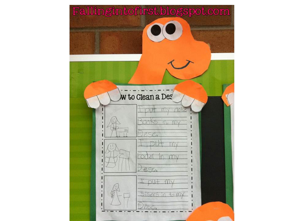 Deeno the {clean} Desk Dino | Falling into First